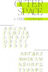 Free Font Of The Day : Outer Space - Designbeep