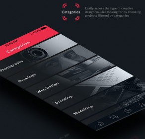 Mobile App Design Inspiration – Behance Plus - Designbeep