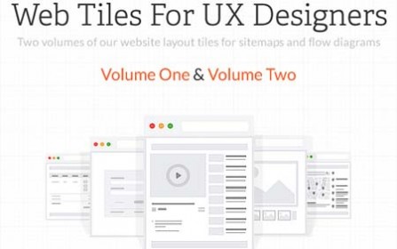 Deal Of The Week : UX Web Tiles for Flow Diagrams and Sitemaps - Designbeep