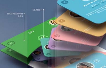 Mobile App Design Inspiration – Green Spy Concept - Designbeep