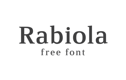 Free Font Of The Day : Rabiola - Designbeep
