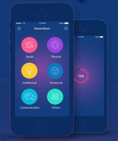 Mobile App Design Inspiration – School Share - Designbeep