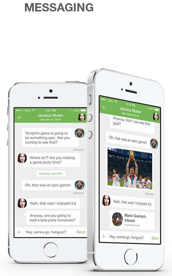 Mobile App Design Inspiration – WhatsApp Redesign for iOS 8 (2014 ...