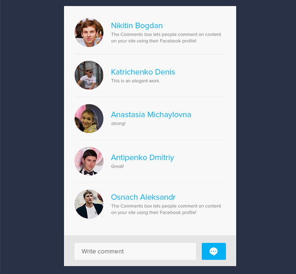 Mobile App Design Inspiration – Clean Social Network - Designbeep
