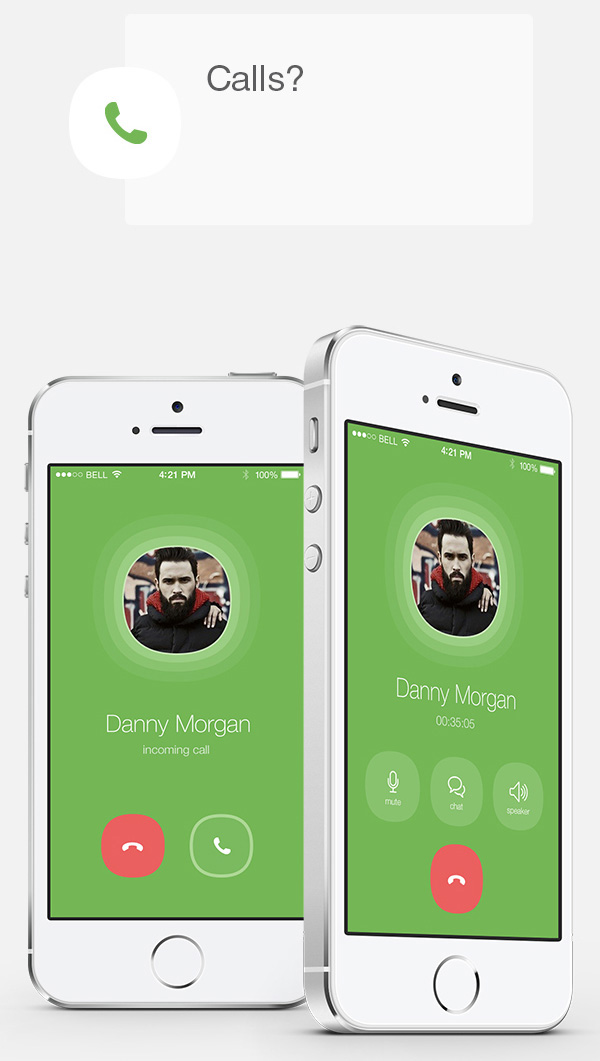 Mobile App Design Inspiration – WhatsApp Redesign for iOS 8 (2014 ...