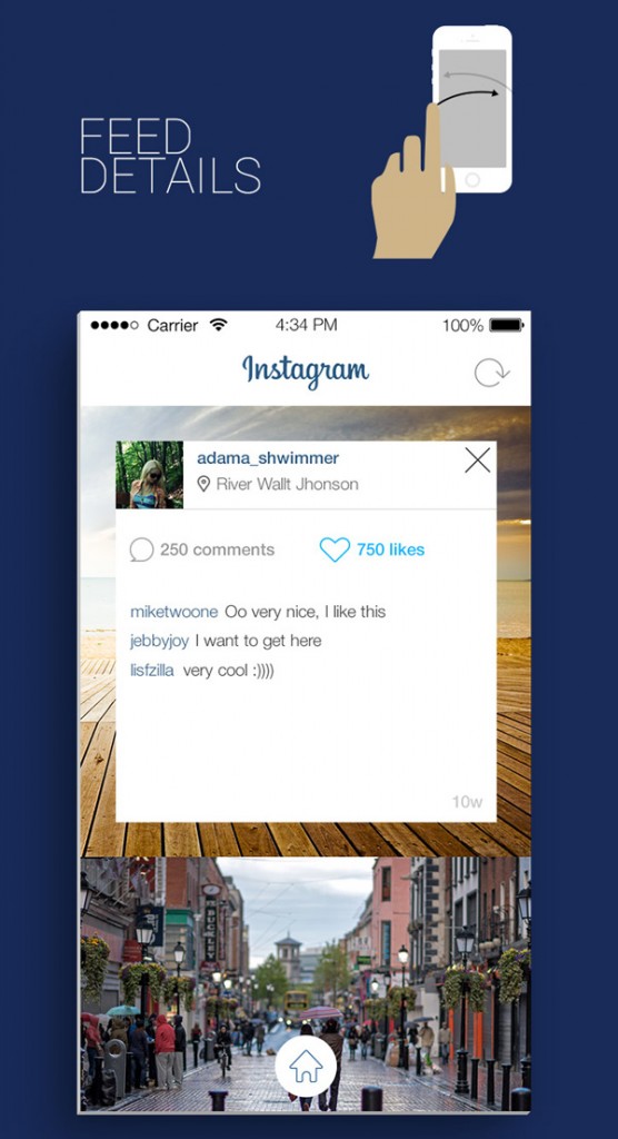 Mobile App Design Inspiration – Instagram | Next generation - Designbeep