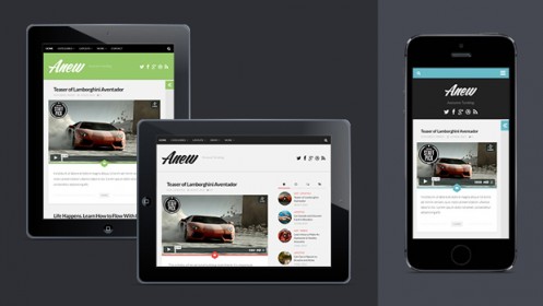 Free Download : Anew - Clean Personal Tumblog Style Wordpress Theme ...