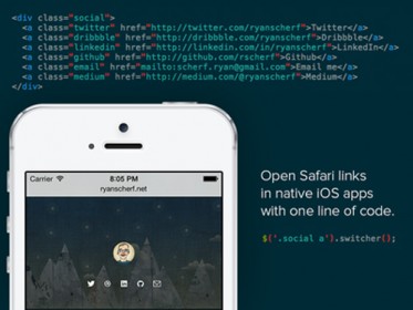Switcher - Convert Regular Links to Native iOS app URL schemes - Designbeep