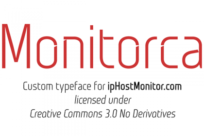 Free Font Of The Day : Monitorca - Designbeep