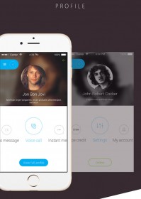 Mobile App Design Inspiration – Skype Redesign - Designbeep