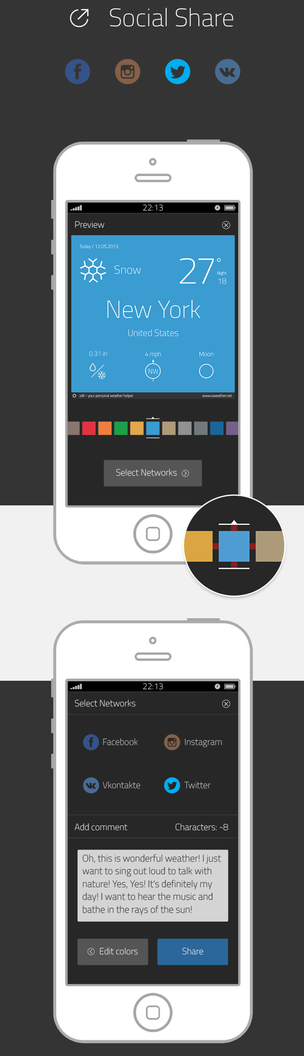 Mobile App Design Inspiration – Outside The Window (available on App ...