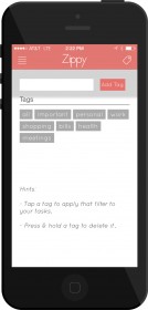 Mobile App Design Inspiration – Zippy - Tasks & Reminders (available on ...