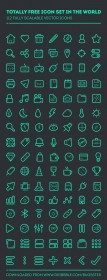 Free Download : 112 Fully Scalable Vector Icons - Designbeep