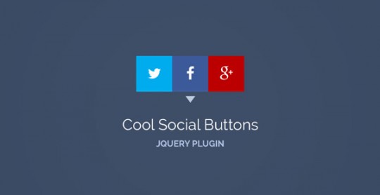 Cool Social Buttons jQuery Plugin - Designbeep
