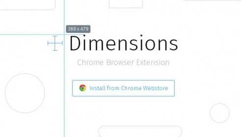 Dimensions - A tool for designers to measure screen dimensions - Designbeep