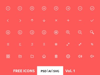 Free Download : 40 Crispy Icons in PSD, AI & SVG - Designbeep