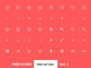 Free Download : 40 Crispy Icons in PSD, AI & SVG - Designbeep