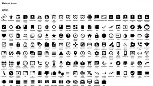 Google Material Design Icons - Designbeep