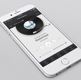 Mobile App Design Inspiration – VinylPlayer (available free on App ...