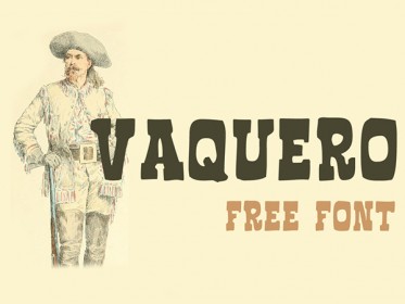 Free Font Of The Day : Vaquero FF - Designbeep
