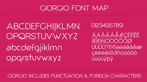 Free Font Of The Day : Giorgio - Designbeep