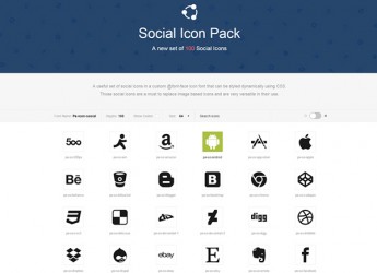 Free Download : Social Icon Font Set - Designbeep