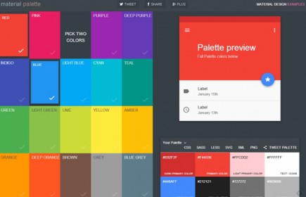 Material Palette - A website for generating and exporting Material ...