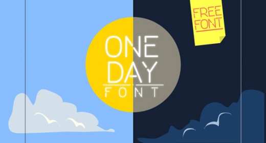 Free Font Of The Day : One Day - Designbeep