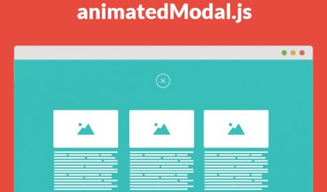 animatedModal.js - A jQuery plugin to create a fullscreen modal with ...