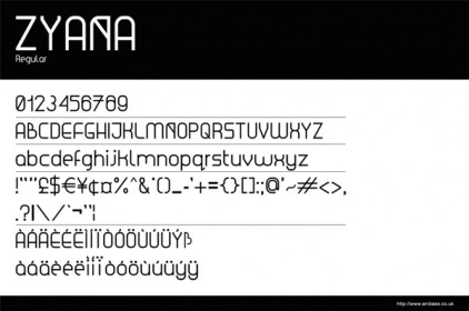 Free Font Of The Day : Zyana - Designbeep
