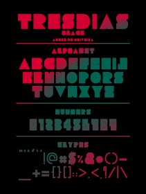 Fresh Free Font Of The Day : Tresdias - Designbeep