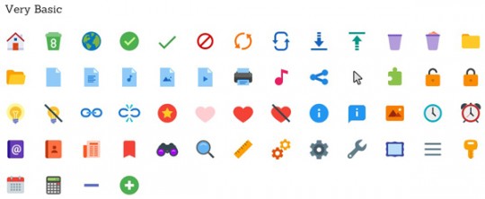 Free Download : 300+ Free Flat Color Icons (SVG) - Designbeep