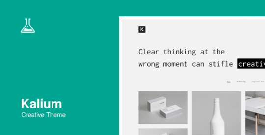 Kalium - Minimal Wordpress Theme for Professionals - Designbeep