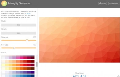 Trianglify Generator - No-coding-required Triangle Pattern Generator ...
