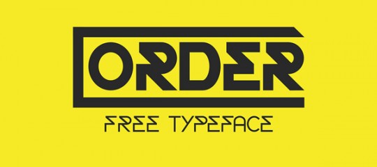 Fresh Free Font Of The Day : Order - Designbeep