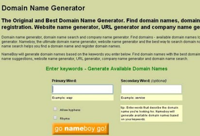 15 Clever Tools To Find Some Cool Domain Name Ideas - Designbeep