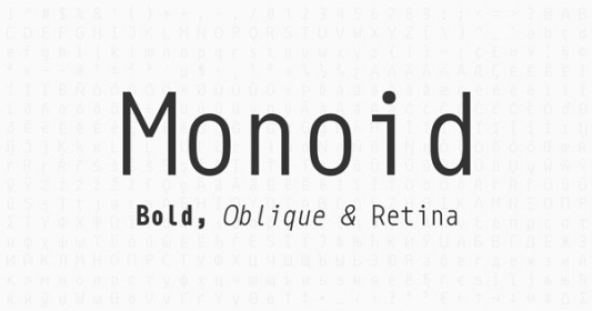 Fresh Free Font Of The Day : Monoid - Designbeep