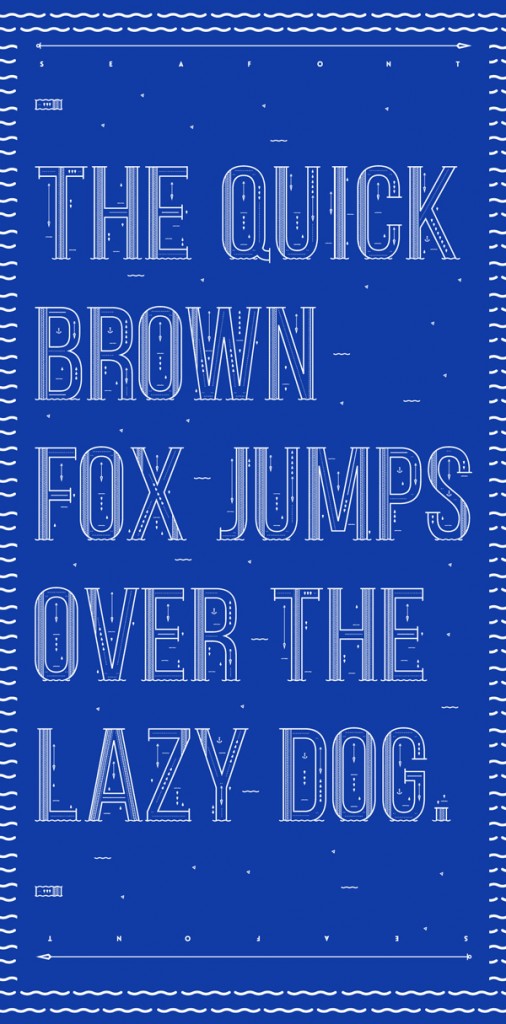 Fresh Free Font Of The Day : Sea - Designbeep