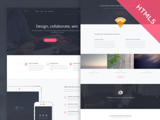 Free Download : Sedna - Responsive HTML5 One Page Website Template ...