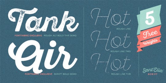 70 Best Free Fonts Of 2015 - Designbeep