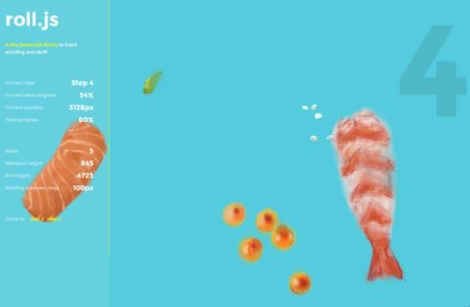 roll.js - Roll and Scroll Tracking - Designbeep