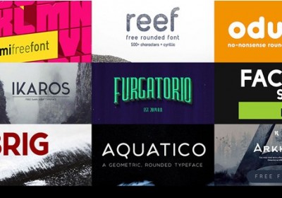 70 Best Free Fonts Of 2015 - Designbeep