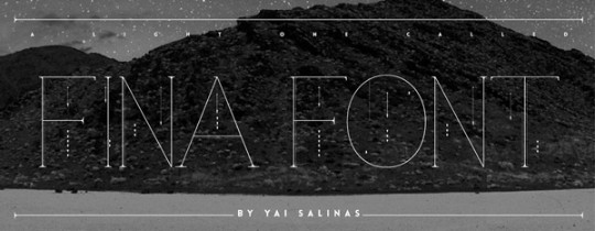 Fresh Free Font Of The Day : Fina - Designbeep
