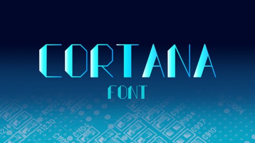 Fresh Free Font Of The Day : Cortana - Designbeep