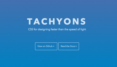 Tachyons - Functional CSS for Humans - Designbeep