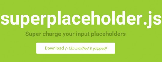 Superplaceholder.js - Super charge your input placeholders - Designbeep