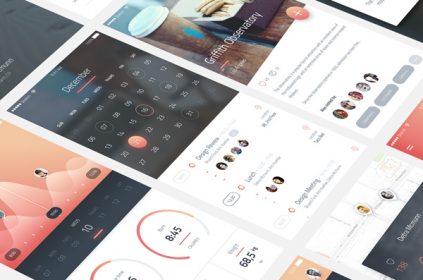 10 New and Absolutely Free App UI Kits For Designers - Designbeep