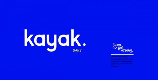 Fresh Free Font Of The Day : Kayak Sans - Designbeep