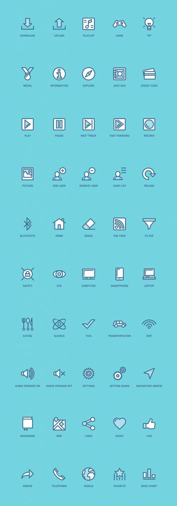 15 New Sets of Web and App Icons For Designers - Designbeep