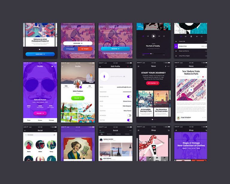 50 Free UI Kits, Icons and Fonts for Designers - Designbeep